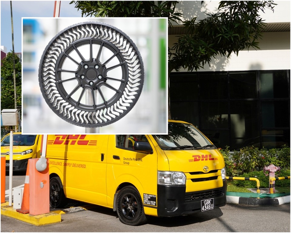 미쉐린, 싱가포르 DHL에 ‘펑크방지 에어리스타이어’ 적용